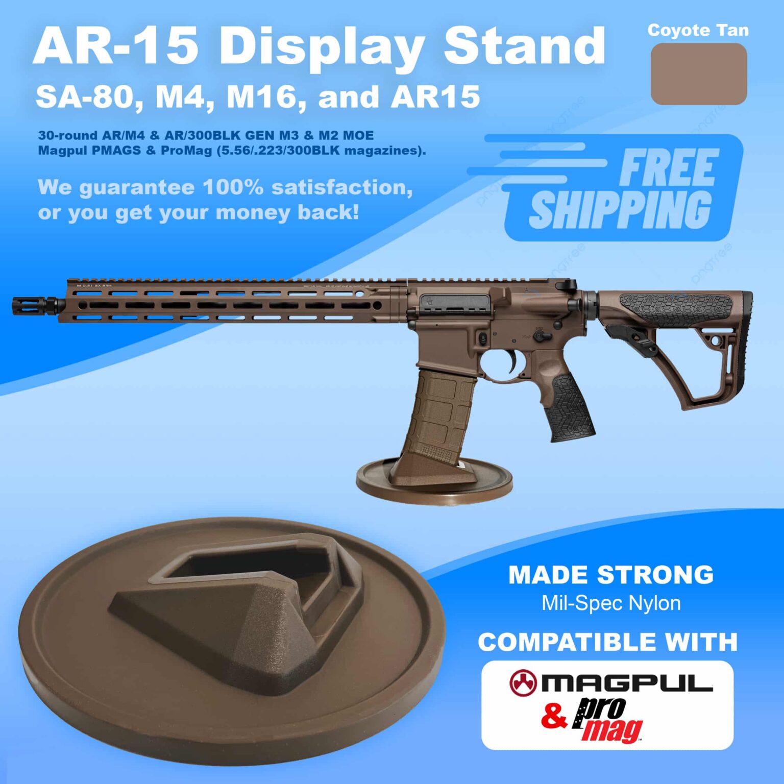 Gun show display - Trade show gun display - Gun show display